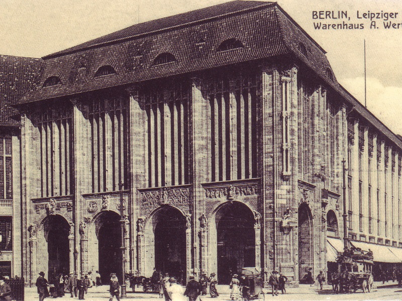 SH Archive - 1896 Wertheim Department Store in Germany | stolenhistory ...